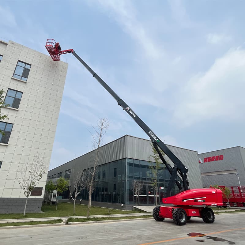25.9 meters 300kg/450kg Electric Telescopic Boom Lift HT26JE - Hered